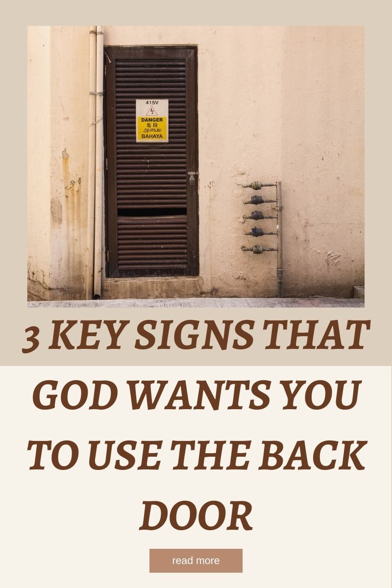 Use The Back Door. (3 Interesting Keys That Will Help You Do That ...
